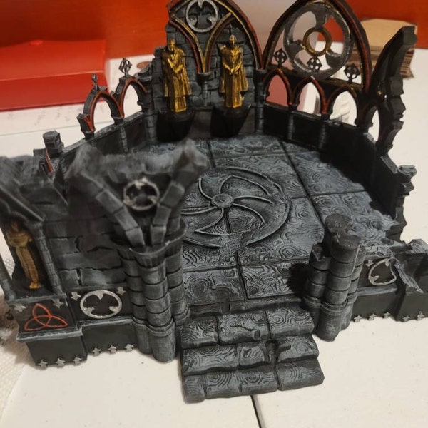 Gothic Abby Dnd Miniature Terrain for Dungeons and Dragons, D&D ...