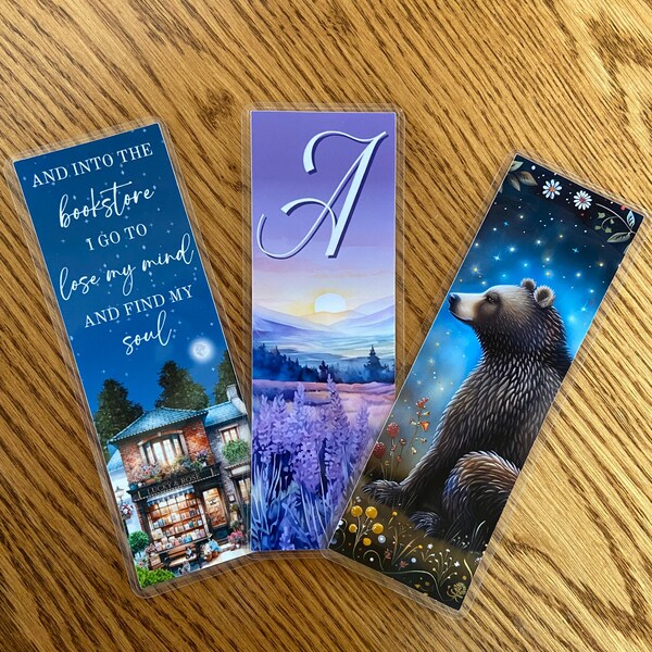 Spring Bookstore Bookmark | Spring Bookmark | Spring Bookstore | Gift ...