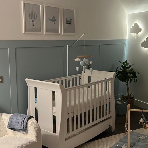 Set of 2 CLOUD WALL LIGHTS - Nursery Lighting - Baby Room Night Light ...