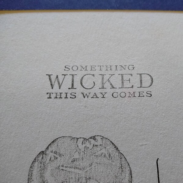 Something Wicked This RUBBER STAMP, Halloween Stamp, Wicked Stamp ...