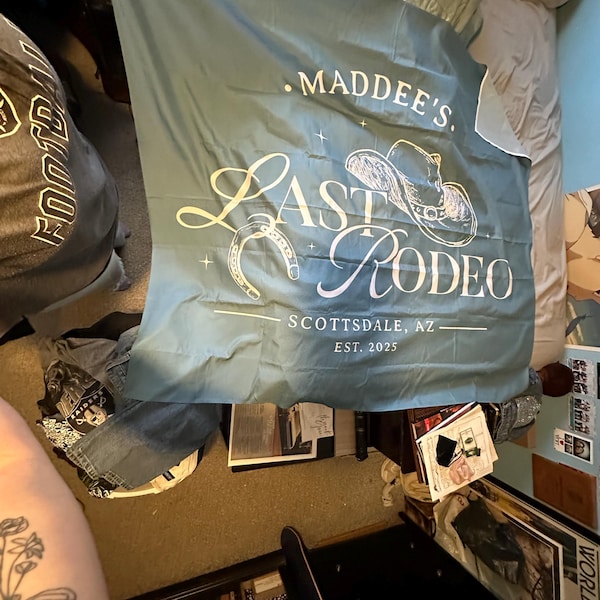 Last Rodeo Bachelorette Party Banner, Austin Bachelorette Backdrop ...