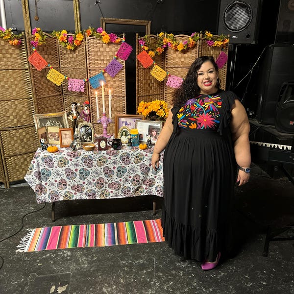 Mexican Floral Hand Embroidered Dress. Traditional Mexican Dress ...