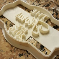 Custom Monogram Circle Cookie Cutter Personalized Initials - Etsy