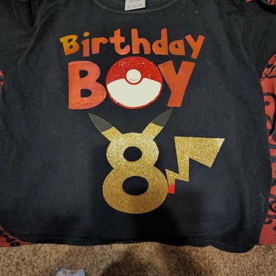 Pikachu Eighth Birthday, Number Eight SVG - Etsy