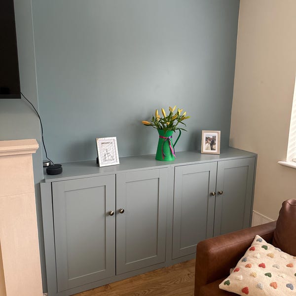 Built-in MDF Cupboards for Your Alcove DIY Project - Etsy UK