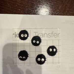 Soot Sprite Inspired Carrying Coal Decal - Etsy