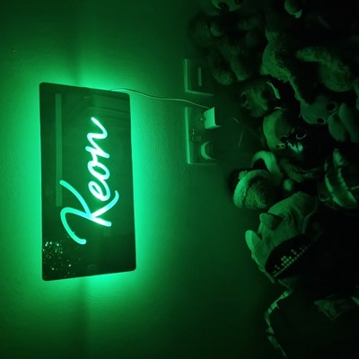 Illuminated House Sign Modern LED House Number - Etsy UK