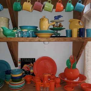 Vintage Fiesta fiestaware 12 Inch Compartment divided - Etsy