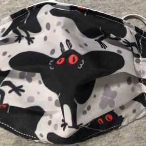Cute Mothman Pattern Face Mask Cover - Etsy