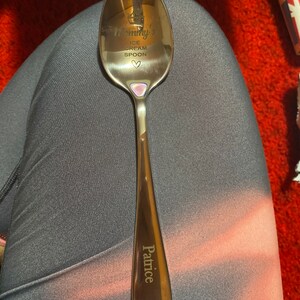 Emergency Ice Cream Spoon-personalized Engraved Etched | Etsy