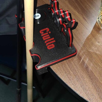 Standard 5 Cue Pool Cue Rest 2 Colors You Pick the Colors, Pool Player ...