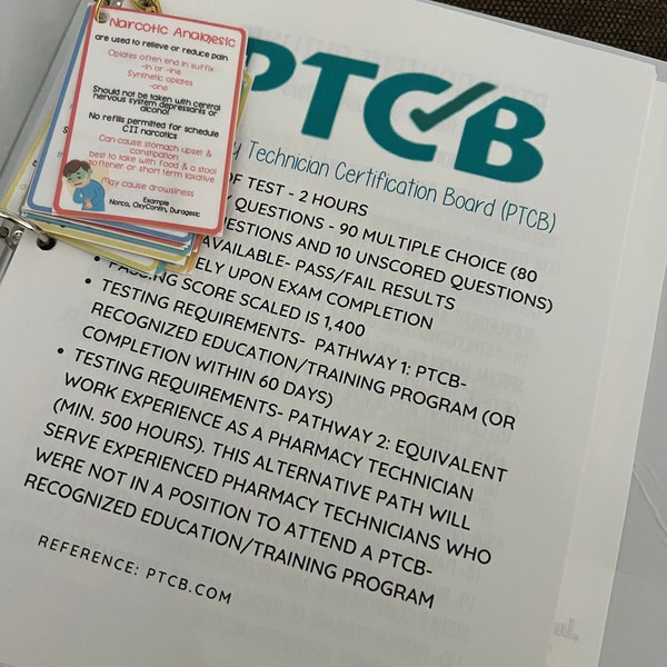 PTCB Cheat Sheet | Pharmacy Technician | Digital | Quick Notes - Etsy