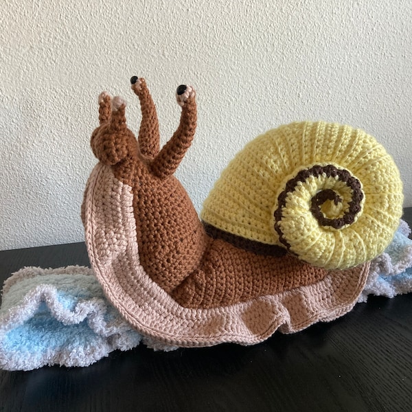 Add-on Round Snail Shell for Giant and Medium Snails Crochet Pattern by ...