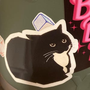 Hamster With Knife Sticker Funny Meme Sticker Cute Laptop Sticker Gifts ...