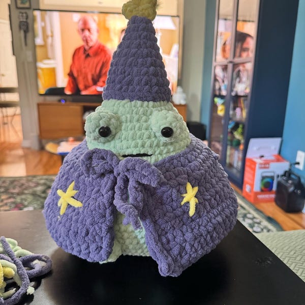 Wizard Frog Crochet Pattern Bundle / Chunky Crochet Wizard Mage / US ...