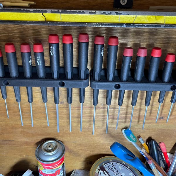 8-slot Wall Mounted Magnetic Rack for WIHA Precision Screwdrivers - Etsy
