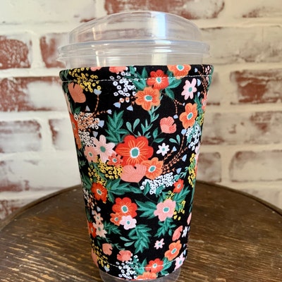 Cup Cozy SEWING PATTERN PDF, Cold Drink Sleeve, Starbucks Coffee Cozy ...
