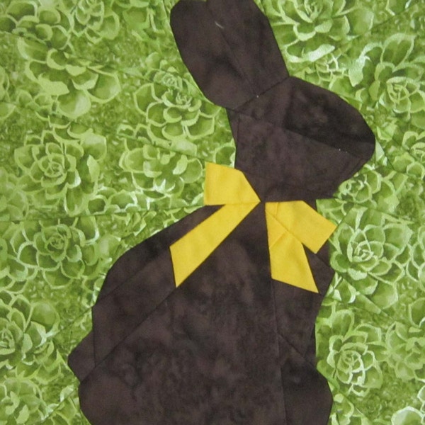 Chocolate Bunny Paper Pieced Pattern - Etsy