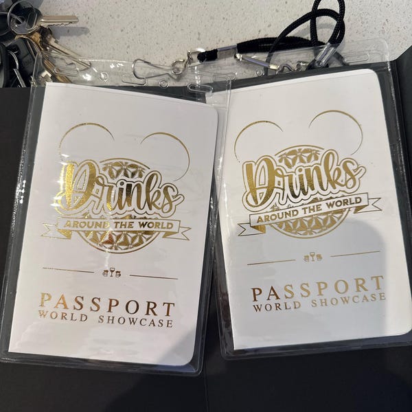 Drinks Around the World Passport Booklet With Lanyard for World ...
