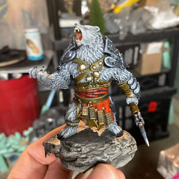 Bearkin Warriors 10 Sculpts Unpainted Mini for Ttrpgs D&D, Dnd ...