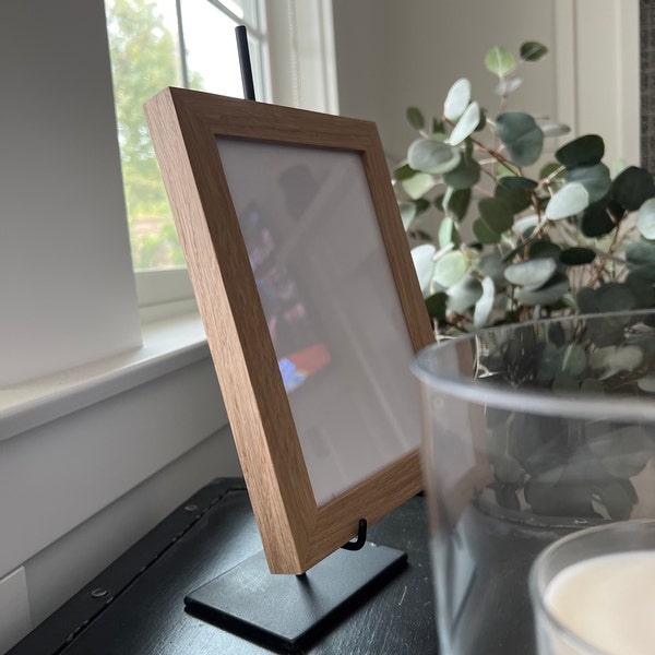 Maple Picture Frame / Custom Size Available / 1/2" Thin Edge Handmade ...