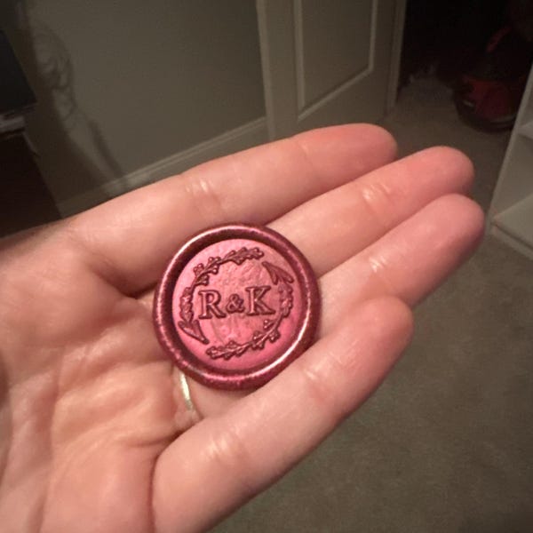 Custom Wax Seal Logo Stickers,40 Logo Series Designs,handmade Self ...