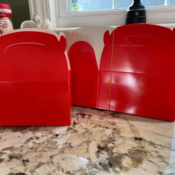 Yellow Gable Box, Party Favor Box, Goodie Boxes, Favor Box, Candy Favor ...