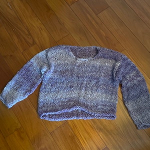 KNITTING PATTERN: BASIC Open Knit Sweater - Etsy