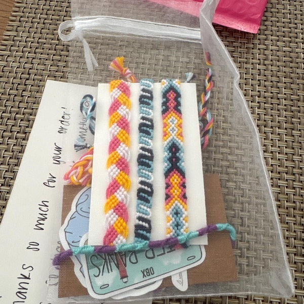 Handmade Friendship Bracelets | Bracelet Sets | Embroidery Woven ...