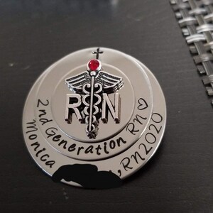 Personalized Pin for RN / Rn Gift /bsn pin/ Nursing Student | Etsy