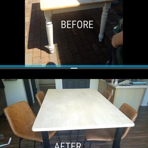 Metal Table Legs Post Style Adjustable Feet Choose your | Etsy