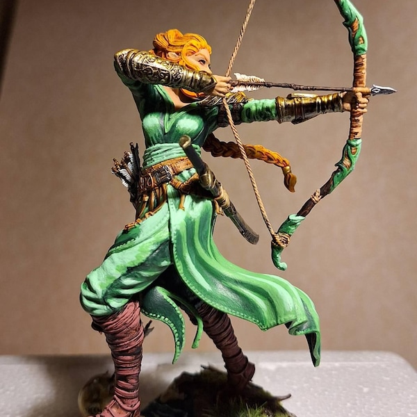 Elle the Musketeer 8K D&d/pathfinder 32mm 75mm 100mm Miniature | RPG ...