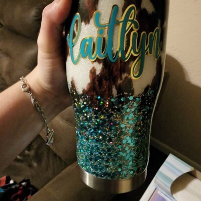 DIY Monogrammed Initial Glass Block Wedding, Bridal, Engagement Gift ...