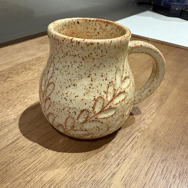 Handmade Pottery Bowl | Floral Ceramic Bowl - Etsy