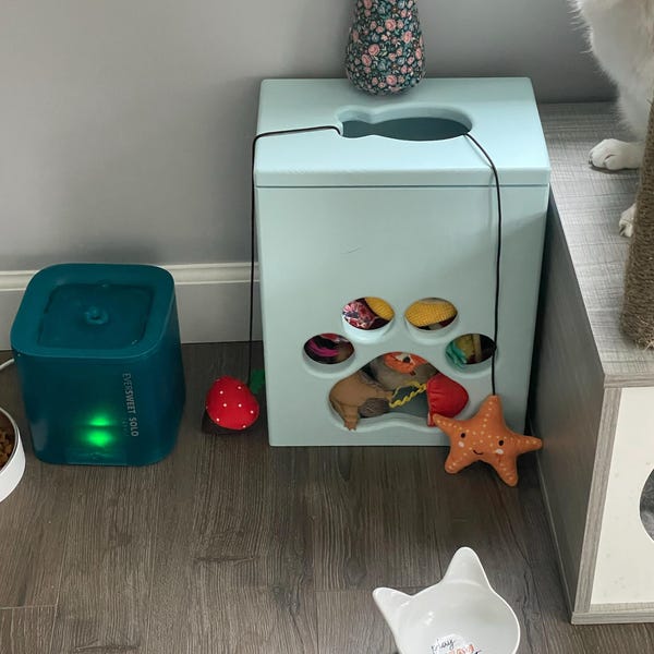 Cat Toy Storage Play Center - Etsy