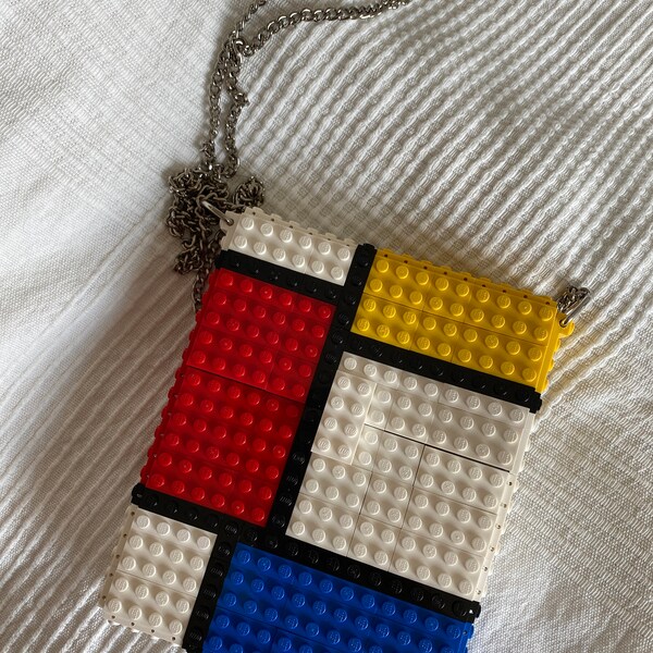 Dark Blue Clutch Purse Made With LEGO® Bricks FREE SHIPPING Purse ...