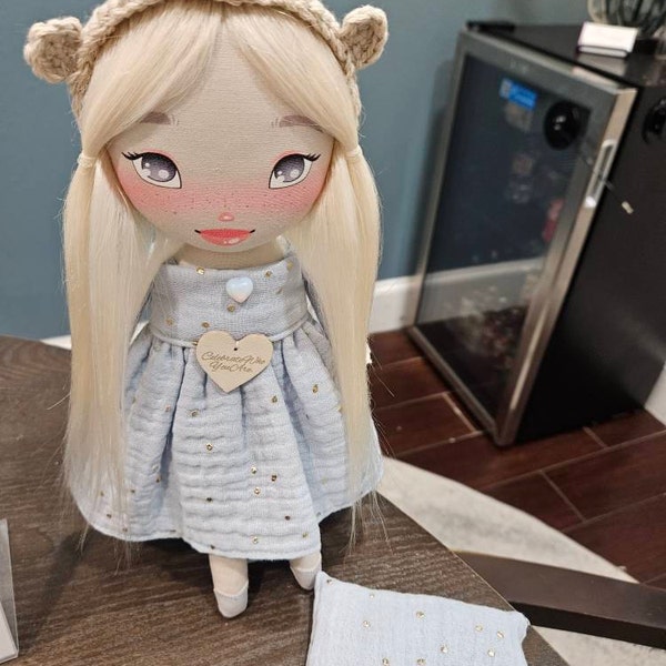 Cloth Doll Sewing Pattern Pdf Rag Doll Tutorial Toy Rag Doll Body ...