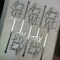 Wedding Table Numbers Metal Modern Table Centerpieces - Etsy