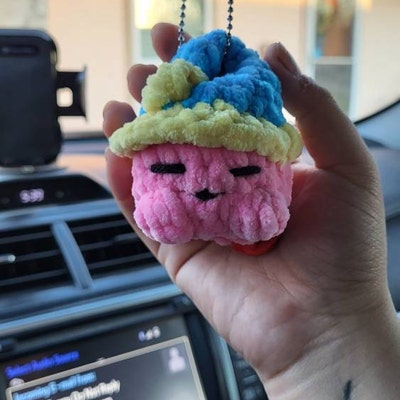 Crochet Sleeping Pink Puff Character PDF PATTERN Pink Plush Amigurumi ...