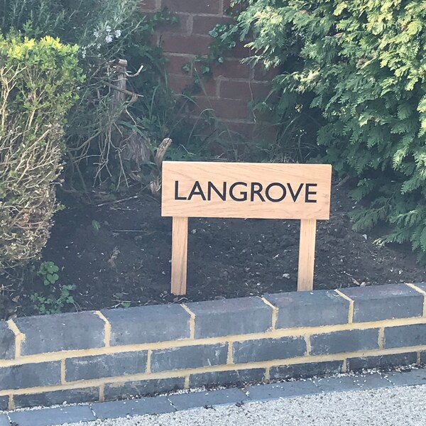 Custom Oak House Signs - Etsy UK