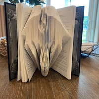 Butterfly Book Fold Book Sculpture Unique Book Art Wedding Gift Nursery ...