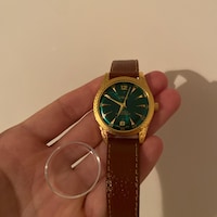 HMT Ashwini Tank Golden Dial Gold Plated Hand Winding 17 Jewels Mens ...