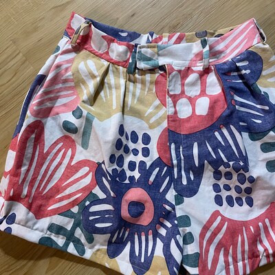 Wide Pleated Shorts high Waisted Digital PDF Sewing Pattern // US Size ...