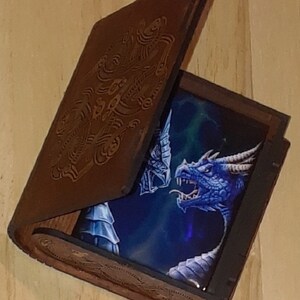 Book Box With Viking Norse Motif Engraved Wood Stash Box - Etsy