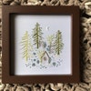 Snowy Night - Embroidery Art Kit, Art Gift Diy, Creative Diy, Craft Kit ...