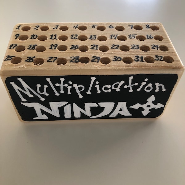 Teacher Gift, Pencil Holder, Numbered, Personalized Wood Block, School ...