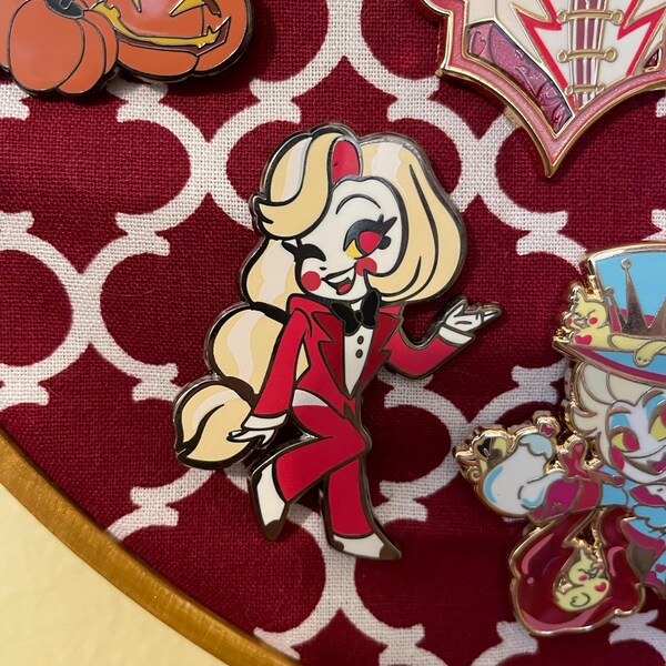 Hazbin Hotel HH Chibi Characters Hard Enamel Pins - Etsy