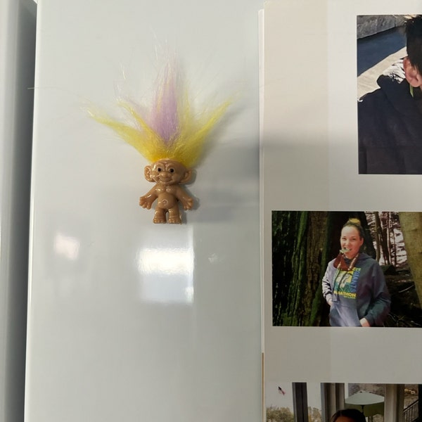 Mini Vintage Troll Magnet - Etsy