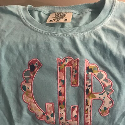 Girls Shirt With Monogram, Girls Personalized Shirt, Girls Tshirt, Gift ...