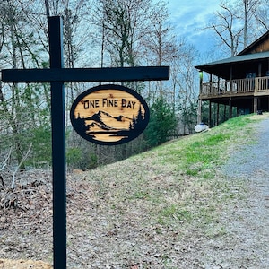 Estate Sign Custom Carved Rustic Outdoor Exterior Wood Address - Etsy